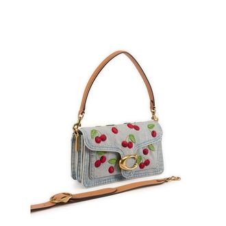 Coach Sac &agrave; main brod&eacute; Tabby 26 en coton et cuir