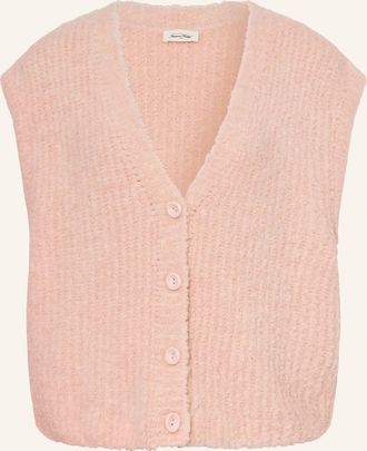 American Vintage American Vintage Strickweste Zolly rosa