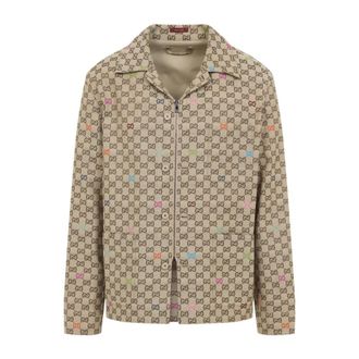 Gucci Herren, Jacken, Braun, LGr&ouml;&szlig;e