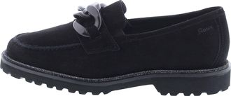 Sioux Damen Meredith-744-h Mokassin, Schwarz, 38.5 EU Weit