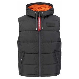 Alpha Industries Alpha Industries Hooded Puffer Vest FD Weste f&uuml;r Herren Greyblack