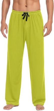 Generic Pantalon de pyjama pour homme, pantalon de pyjama noir &agrave; coupe droite pour homme, Coloris 07, M