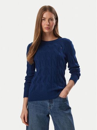 Tommy Hilfiger Pullover WW0WW43586 Dunkelblau Regular Fit