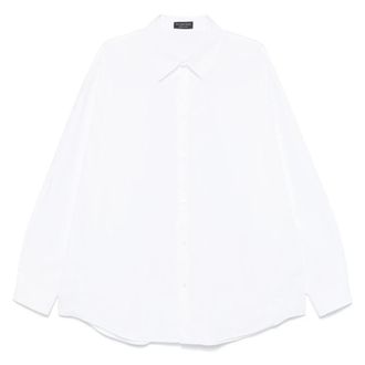 Balenciaga Wei&szlig;e Minimalistische Oversized Hemd - - Shirts - Herren - Wei&szlig; - M