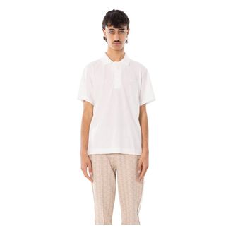 Lacoste Homme, Tops, Blanc, Taille: XL Polo Paris Coupe Classique Col Ouvert Brod&eacute;