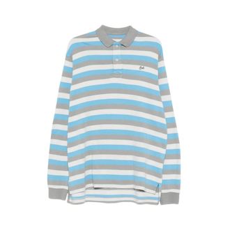 ERL Gestreiftes Langarm-Poloshirt - - Tops - Herren - Mehrfarbig - XL
