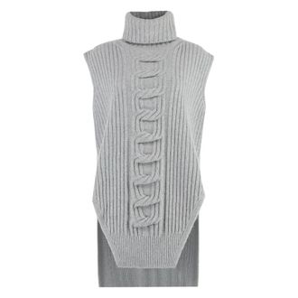 Stella McCartney Damen, Strickwaren, Grau, SGr&ouml;&szlig;e