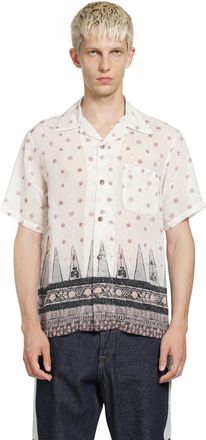 KAPITAL Sheer Sarasa Calico Short Sleeve Shirt