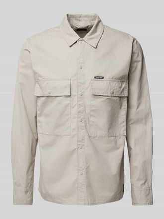 Santa Cruz Regular Fit Freizeithemd mit Label-Detail