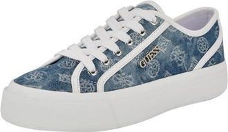 Guess Baskets Jelexa pour femme, Logo denim bleu moyen 420, 37.5 EU
