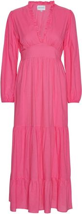 Americandreams Americandreams, Femme, Robes, Rose, Taille: 38 FR Umi Long Solid Cotton Dress