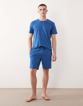 HUGO BOSS Mix & Match - Sweat &agrave; capuche confort - Bleu