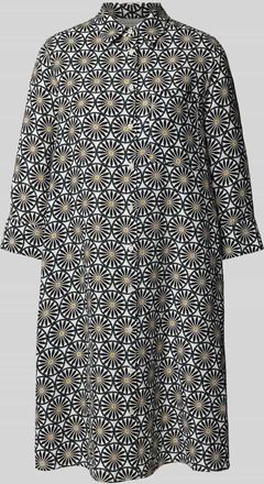 Marc O'Polo Ausgestelltes Leinenkleid mit Puffärmeln