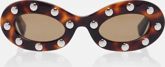 Valentino Lunettes de soleil VLogo ovales