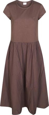 Sun 68 Femme, Robes, Brun, Taille: 42 FR Abito Lungo