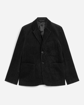 Arket Blazer Aus Cord -Schwarz