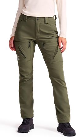 RevolutionRace Hiball Softshell Pants für Damen, Outdoor Hosen für Wandern, Grape Leaf, XL