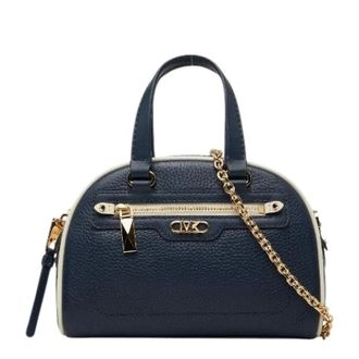 Michael Kors Pre-owned Sac bandouli&egrave;re en cuir 2-en-1 - Femme - Pre-owned - Bleu - Taille: ONE Size