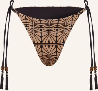 Watercult Watercult Triangel-Bikini-Hose Artisan Vibe braun
