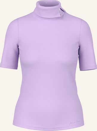 Marc Cain Rollkragenshirt Mit Schmuckperlen lila