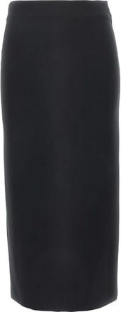 Max Mara Femme, Jupes, Noir, Taille: 36 FR Solivi Midi Skirt