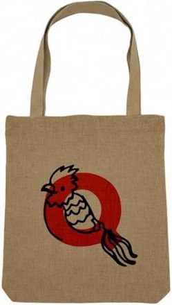 Fabulous Sac Shopping Tote Bag Aspect Lin - O Letter First Name Animals Drawing Child - Sac de Courses Toile Epaisse 360g Beige Naturel Cabas Port&eacute; Epaule Soli