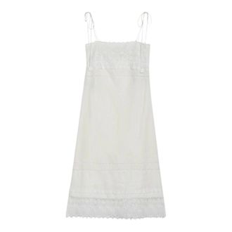 Valentino Midi Kleider - - Dresses - Damen - Wei&szlig; - L