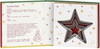 Thun Set mit 8 Ausstechformen in Sternform aus Edelstahl, Kollektion Weihnachtsüberraschungen, Formen für Kekse, Sammlerstück, Geschenkidee für Weihnachten