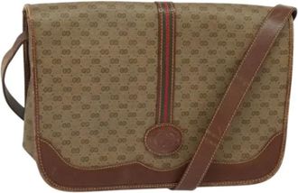 Gucci Pre-owned Cuir sacs-gucci - Femme - Pre-owned - Beige - Taille: ONE Size
