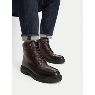 Guess Schn&uuml;rschuhe Guess Jeans EO-DAXTON-01 125AM Dunkelbraun
