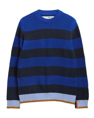 Barbour Paul Smith loves Barbour Rundhalspullover mit Blockstreifen in