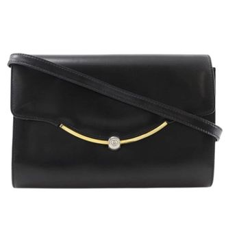 Gucci Pre-owned Leder Cross Body Bag - - Pre-owned - Damen - Schwarzk - ONE SIZE