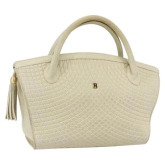 Bally Pre-owned Lederhandtasche - - Pre-owned - Damen - Wei&szlig; - ONE SIZE