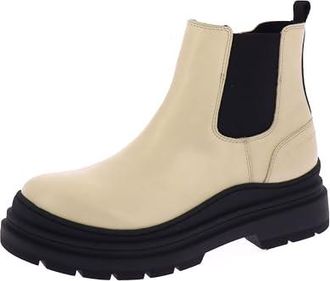 Tom Tailor Femme 4291701 Bottine Chelsea, crème, 40 EU