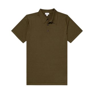 Sunspel Sea Island Polohemd - - Tops - Herren - Braun - M