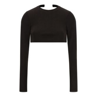 Tom Ford Impossible Crop Top - - Tops - Damen - Schwarzk - M