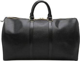 Louis Vuitton unisex, Pre-owned, Noir, Taille: ONE Size Pre-owned Keepall Epi Boston Bag