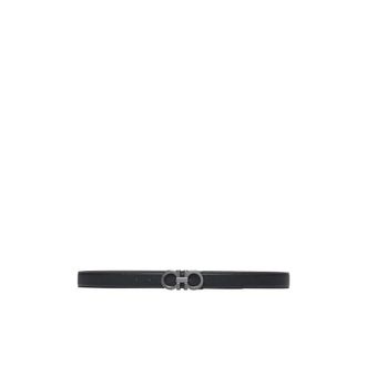 Ferragamo Double Adjus Gancini G&uuml;rtel - - Accessories - Herren - Schwarzk - 105 CM