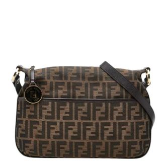 Fendi Sac bandouli&egrave;re Zucca Pre-owned - Femme - Pre-owned - Brun - Taille: ONE Size