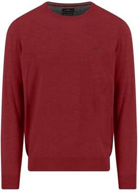 Fynch-Hatton Pull en m&eacute;lange de laine et de cachemire avec col rond, Garnet Red, L