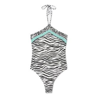 MC2 Saint Barth Femme, Maillots de bain, Multicolore, Taille: 40 FR Meryem Foulard Bandeau Maillot de Bain Une Pi&egrave;ce