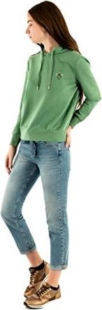 Only Only Sweat-Shirt &agrave; Capuche Onlnoomi pour Femme, Dark Ivy/imprim&eacute; : Logo Only, S