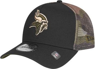 New Era Snapback Trucker Cap - Minnesota Vikings Wood Camo