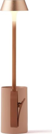 Lexon Mimi Leselampe mit Klemme, Licht zum Lesen im Bett, Sockel für Nachttisch, 9 Farben, wiederaufladbares USB-C-Zubehör, goldfarben