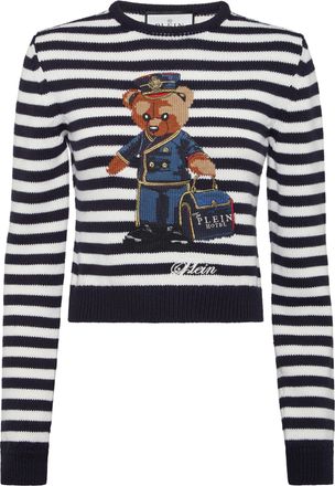 Philipp Plein Pullover Rundhalsausschnitt Ls Teddy