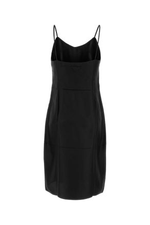 Prada Womens Dress Black Silk