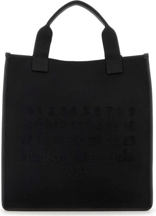 Maison Margiela Femme, Sacs, Noir, Taille: ONE Size Sac cabas Signature Logo Num&eacute;rique