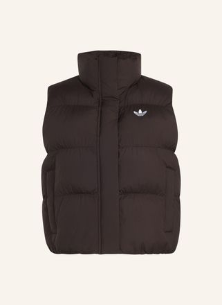 adidas Originals Adidas Originals Weste, Regul&auml;rer Schnitt, Gef&uuml;ttert braun