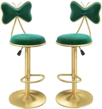 Generic Samt-Barhocker, Thekenh&ouml;he, 360&deg; drehbare Barhocker mit R&uuml;cken- und Fu&szlig;st&uuml;tze, K&uuml;chen-, Pub-, Caf&eacute;-, ESS- und K&uuml;cheninsel-Barhocker, 136 kg