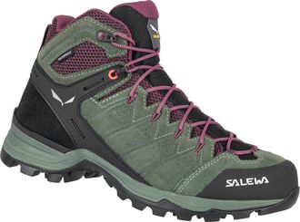 Salewa Alp Mate Mid Womens Damenwanderstiefel, Schwarz, 6.5